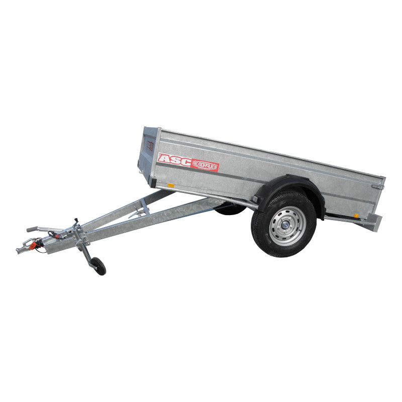 Remorque utilitaire UTI1301F en PTAC de 1600kg avec une caisse de 2,5x