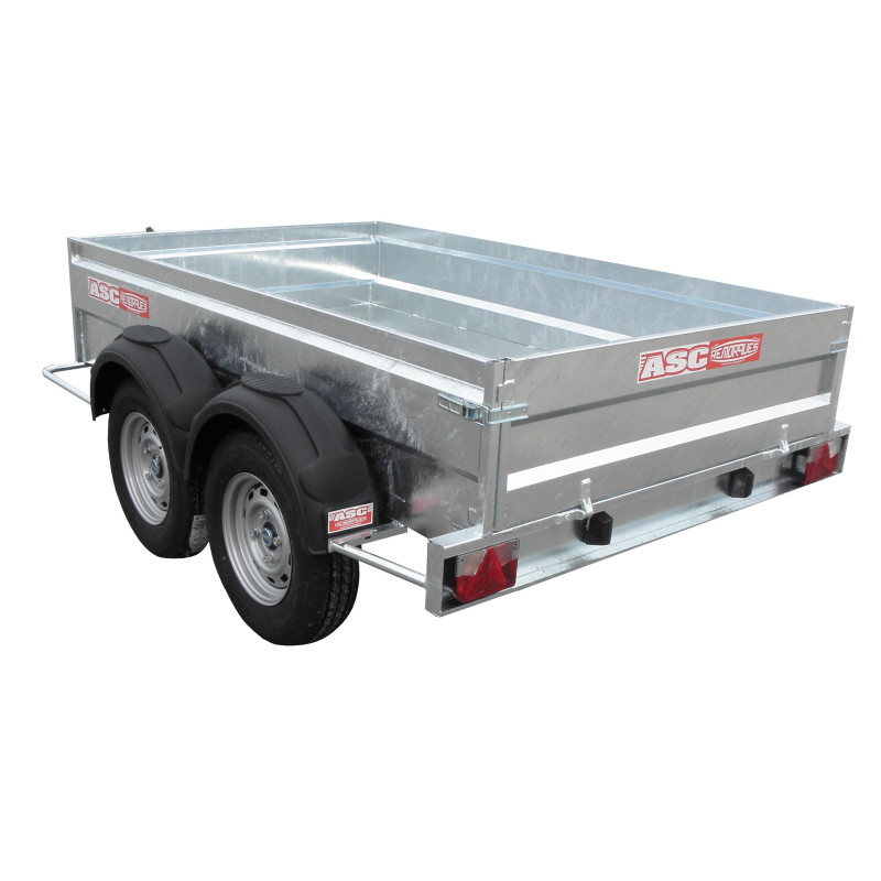 Remorque utilitaire UTI1282F en PTAC de 1740kg ASC REMORQUES